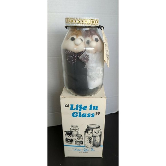 Diane Gifts | Accents | Vintage 985 Life In A Glass Bride And Groom By ...
